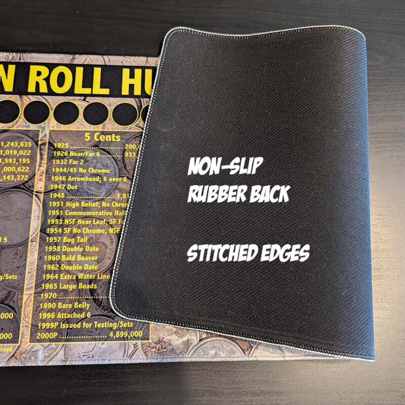 Extra Large Coin Hunting Mat for Canadian Coins – CAD Roll Hunter